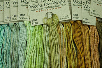 Weeks Dye Works Embroidery Floss – The Crafty Ewe