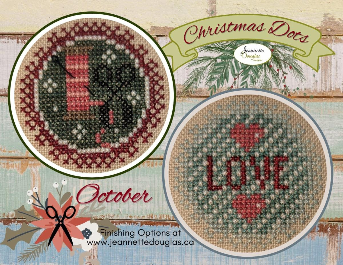 October - Christmas Dots Series – The Crafty Ewe