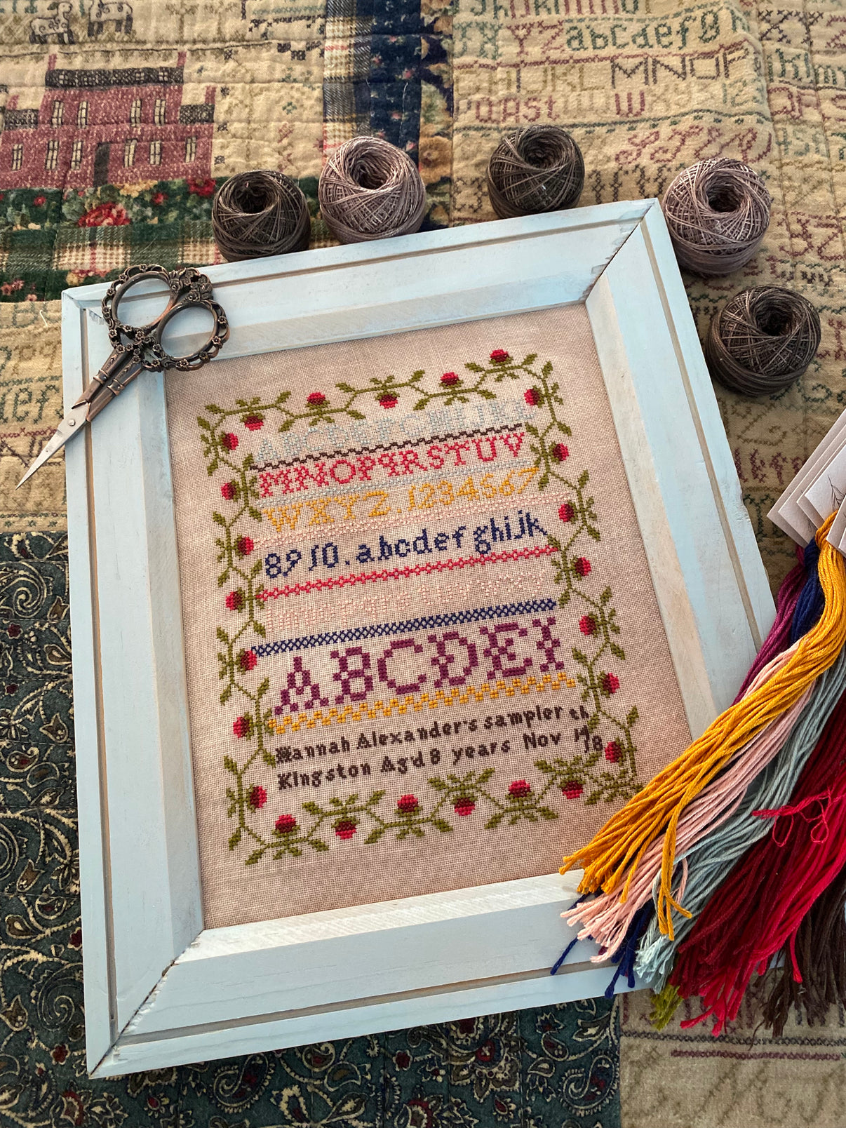 Hannah Alexander, A Sweet Little Sampler – The Crafty Ewe